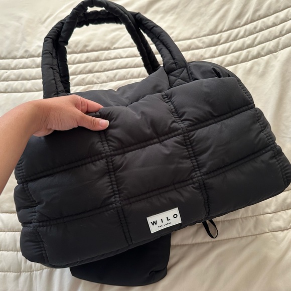 Wilo The Label | Bags | Wilo The Label Black Quilted Tote Bag | Poshmark